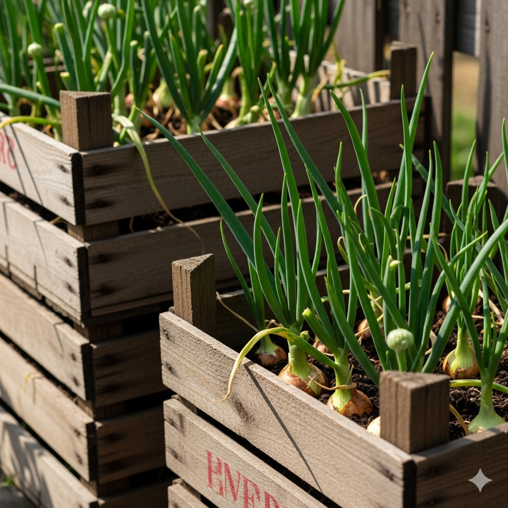 Onions in Wooden Boxes: A Beginner’s Guide - Home Garden Tips