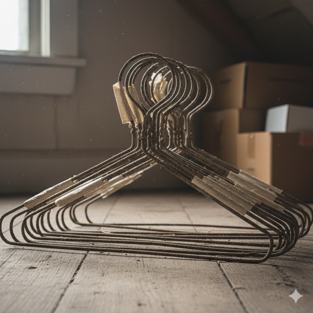 Throwing away old hangers is a serious mistake: they are worth gold if ...