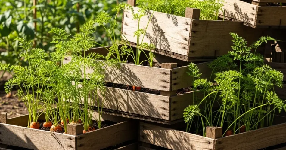Easy Carrot Care Tips for Wooden Planters - Home Garden Tips