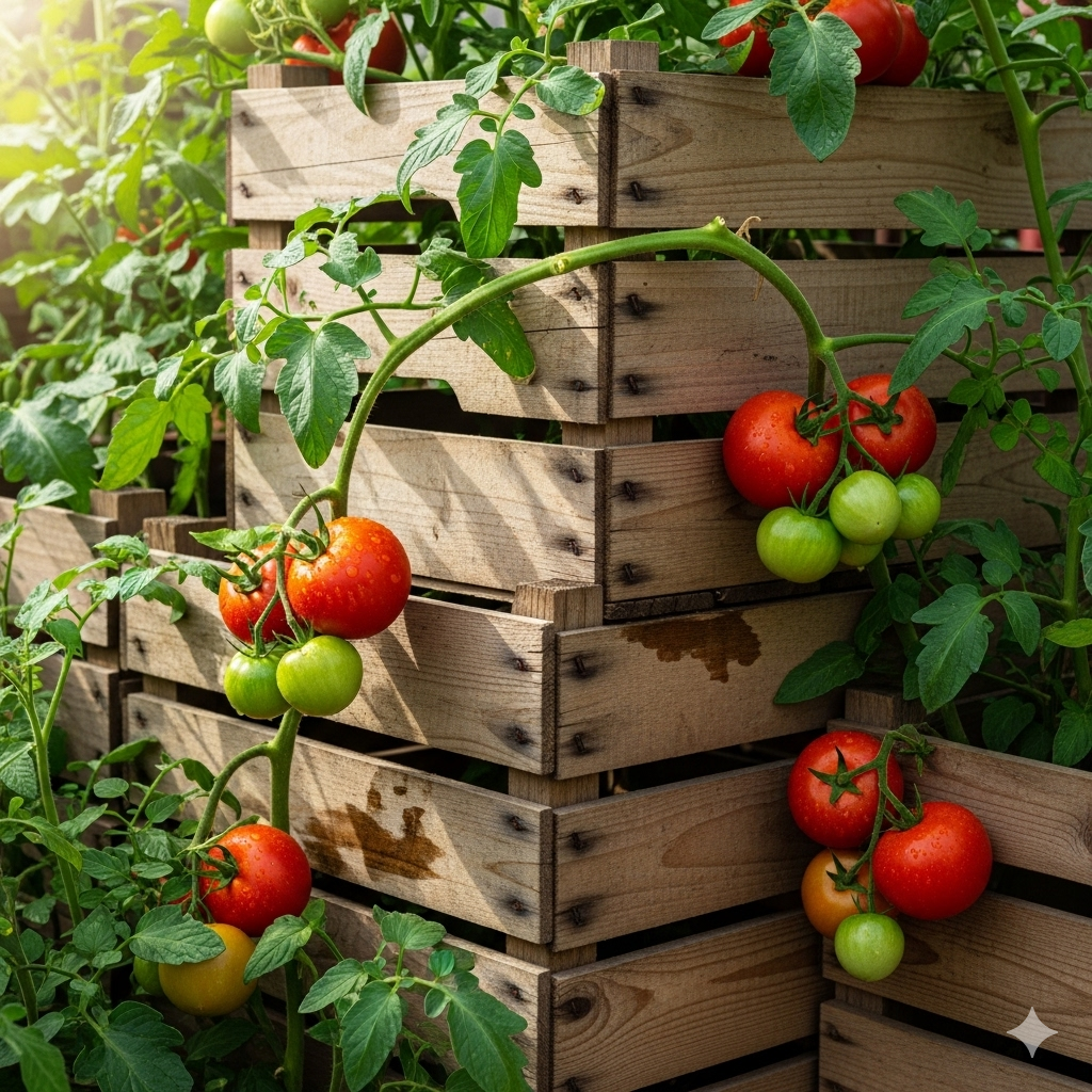 Easy Care Tips for Tomatoes in Wooden Containers - Home Garden Tips