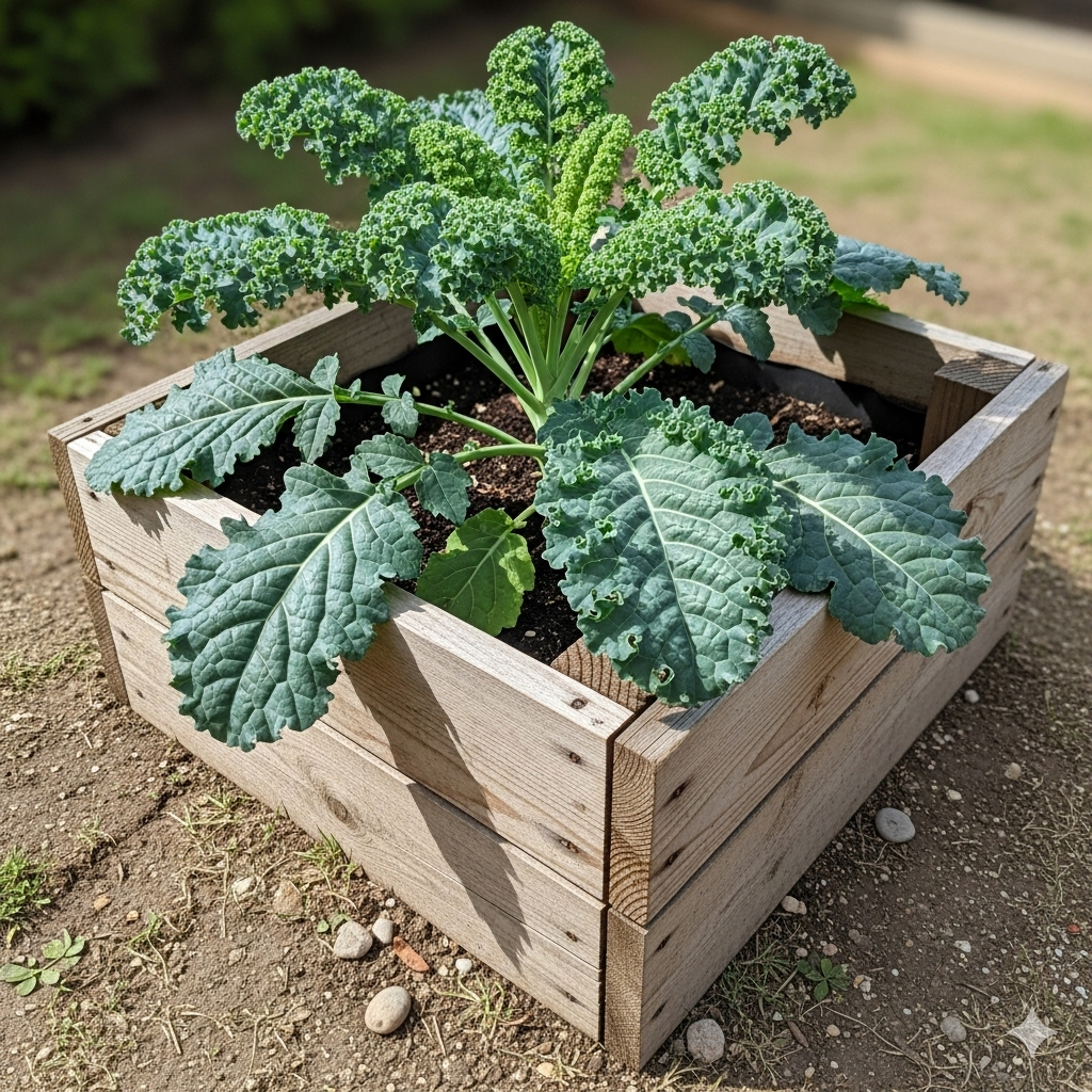 Kale in Wooden Boxes: A Beginner’s Guide - Home Garden Tips