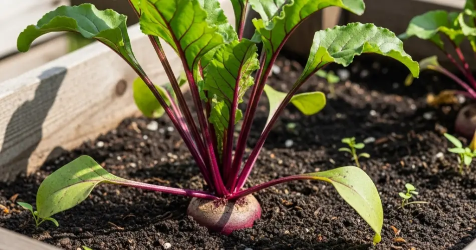 Compact Beetroot Harvests from Wooden Containers - Home Garden Tips