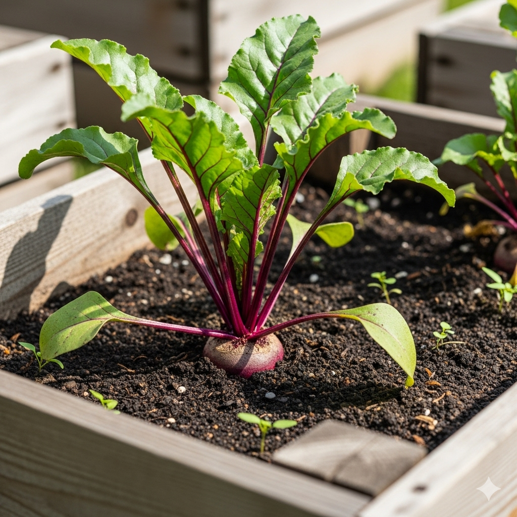 Compact Beetroot Harvests from Wooden Containers - Home Garden Tips