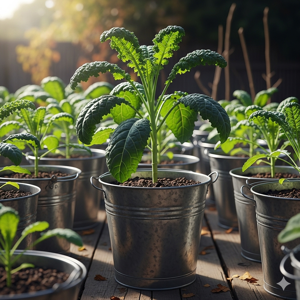 Beginner’s Guide to Kale in Container Buckets - Home Garden Tips