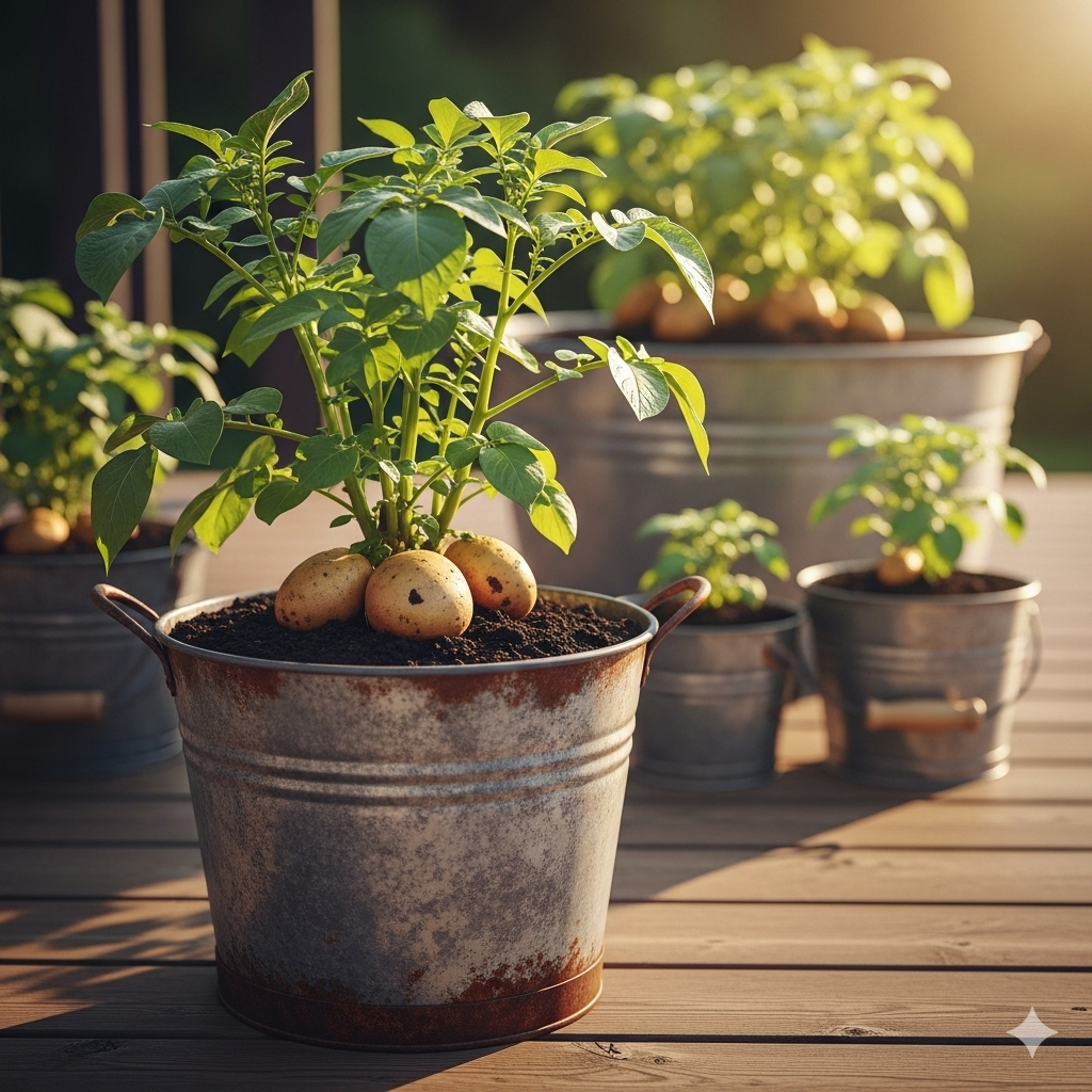 From Seed Potato to Harvest: Buckets Made Easy - Home Garden Tips