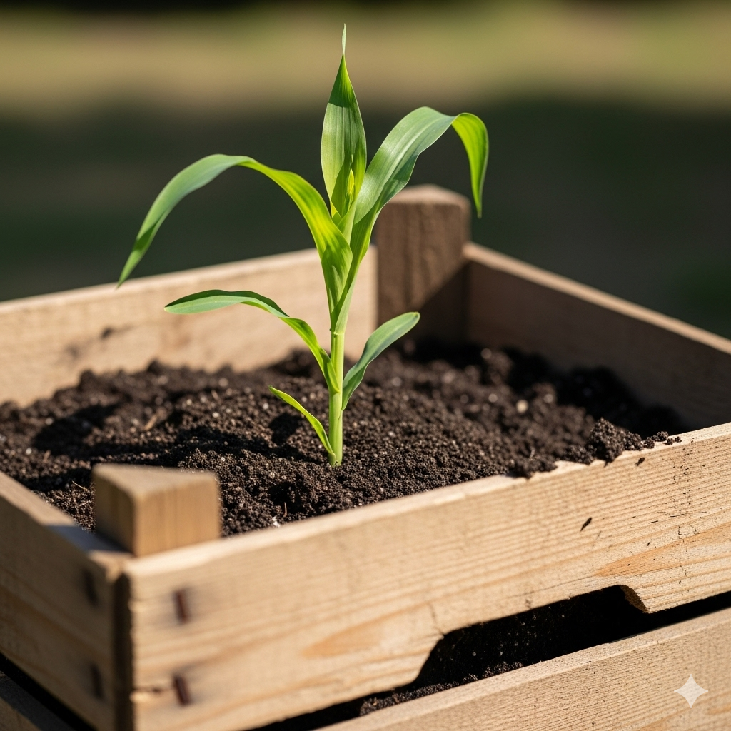 DIY Wooden Crates for Corn Growing - Home Garden Tips