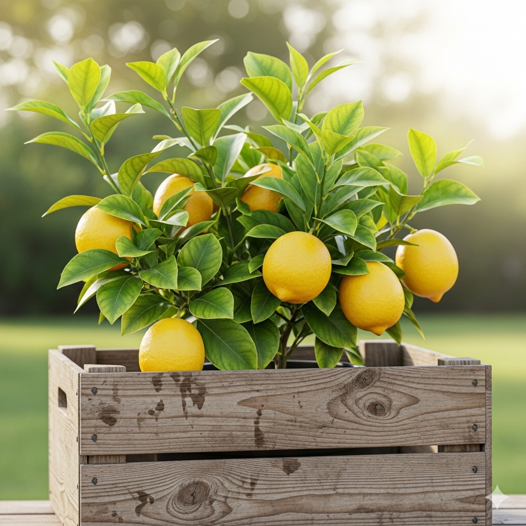 DIY Wooden Crates for Lemon Planting - Home Garden Tips