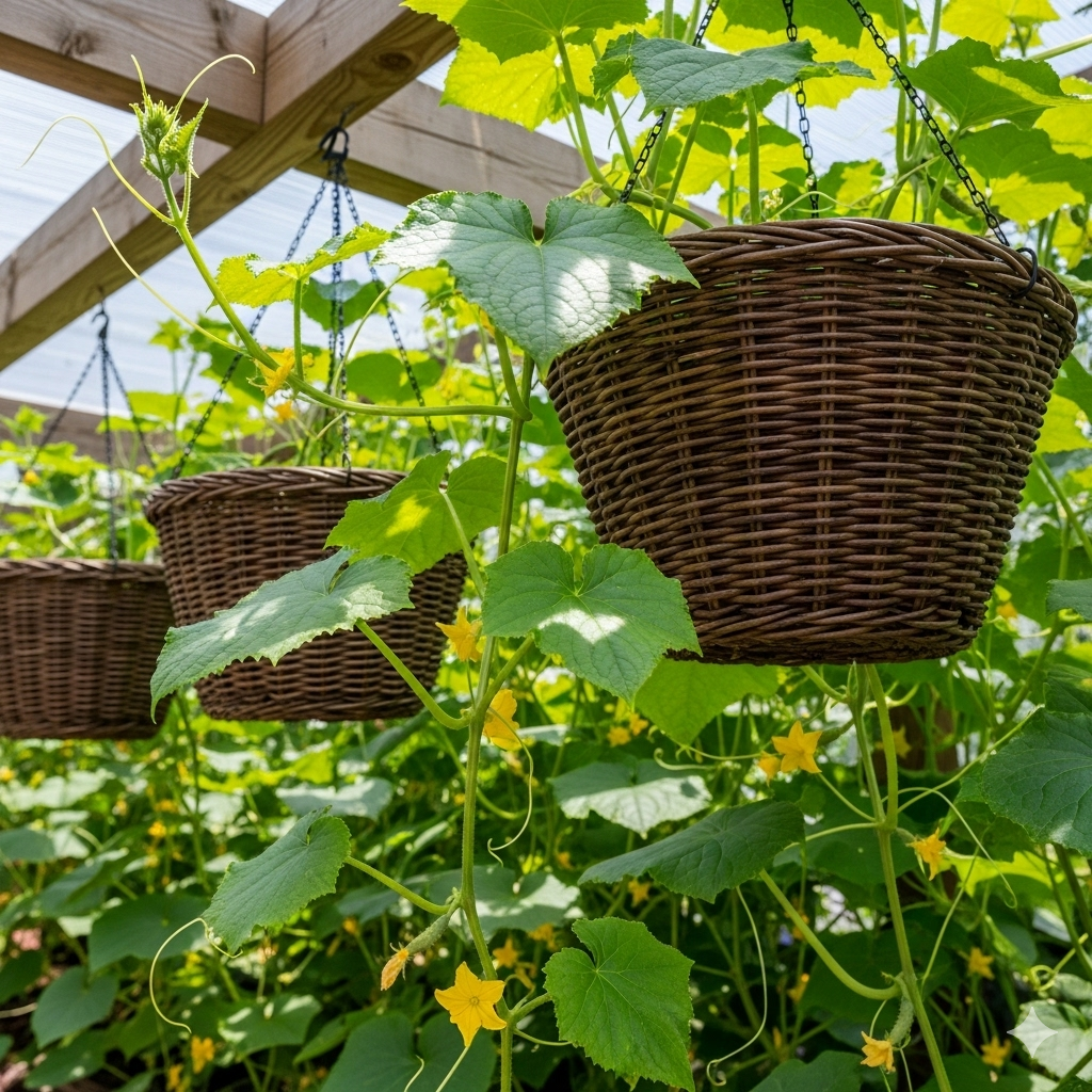 From Seed to Harvest: Cucumbers in Baskets - Home Garden Tips