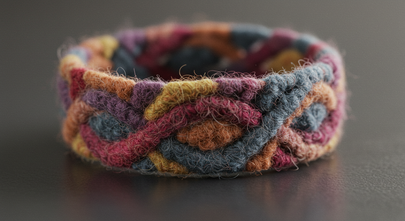 How to make a wool bracelet: simple steps to follow - Home Garden Tips