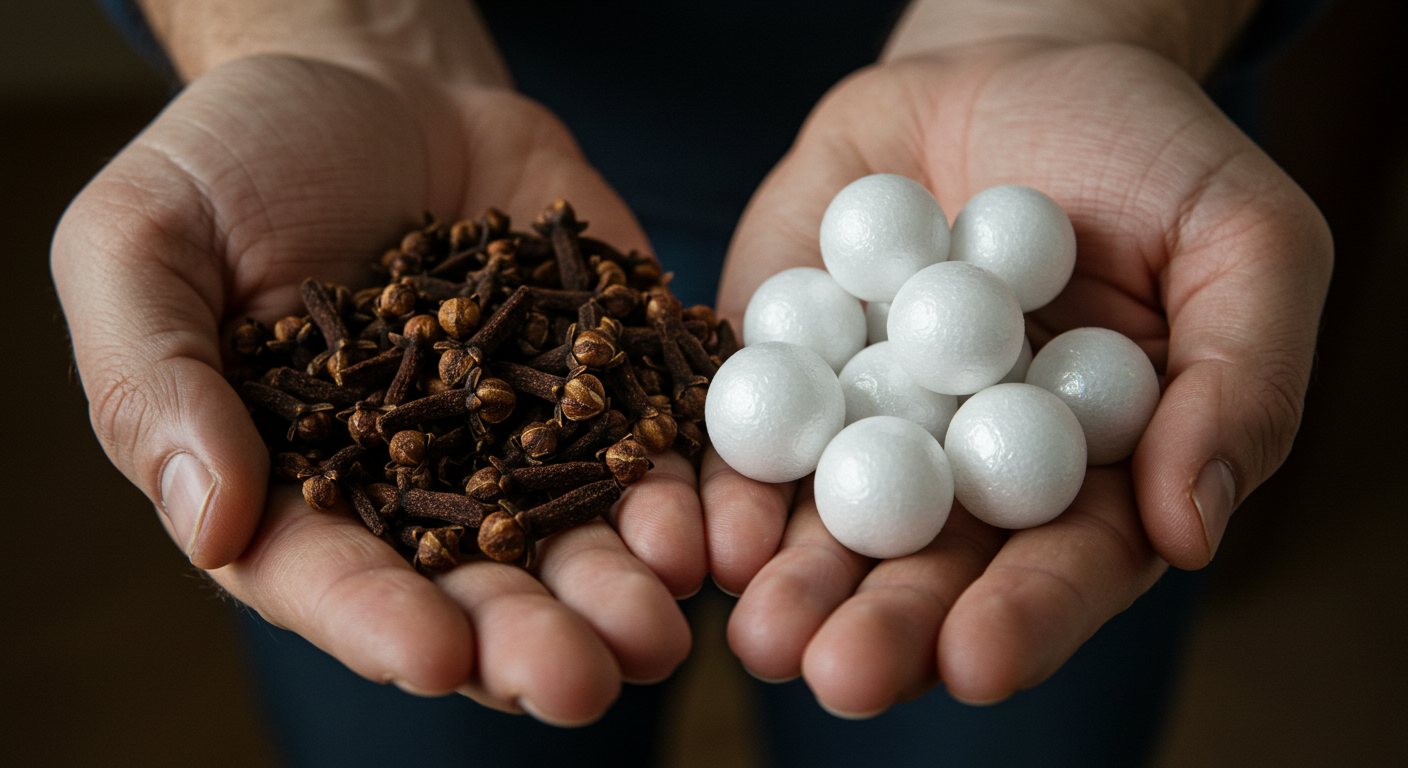 Cloves and mothballs, combine them and enjoy the show: what happens ...