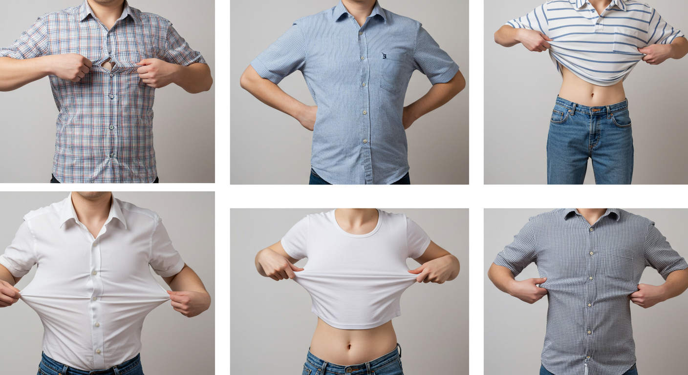 Shirts that are too small: how to enlarge them in 2 minutes: just take ...