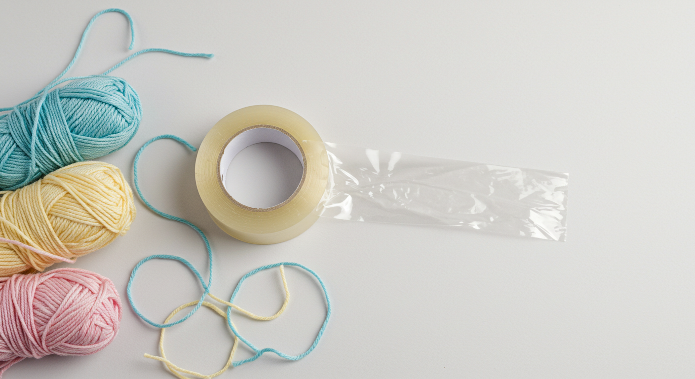 An empty ribbon and some yarn, you'll be left speechless with this ...