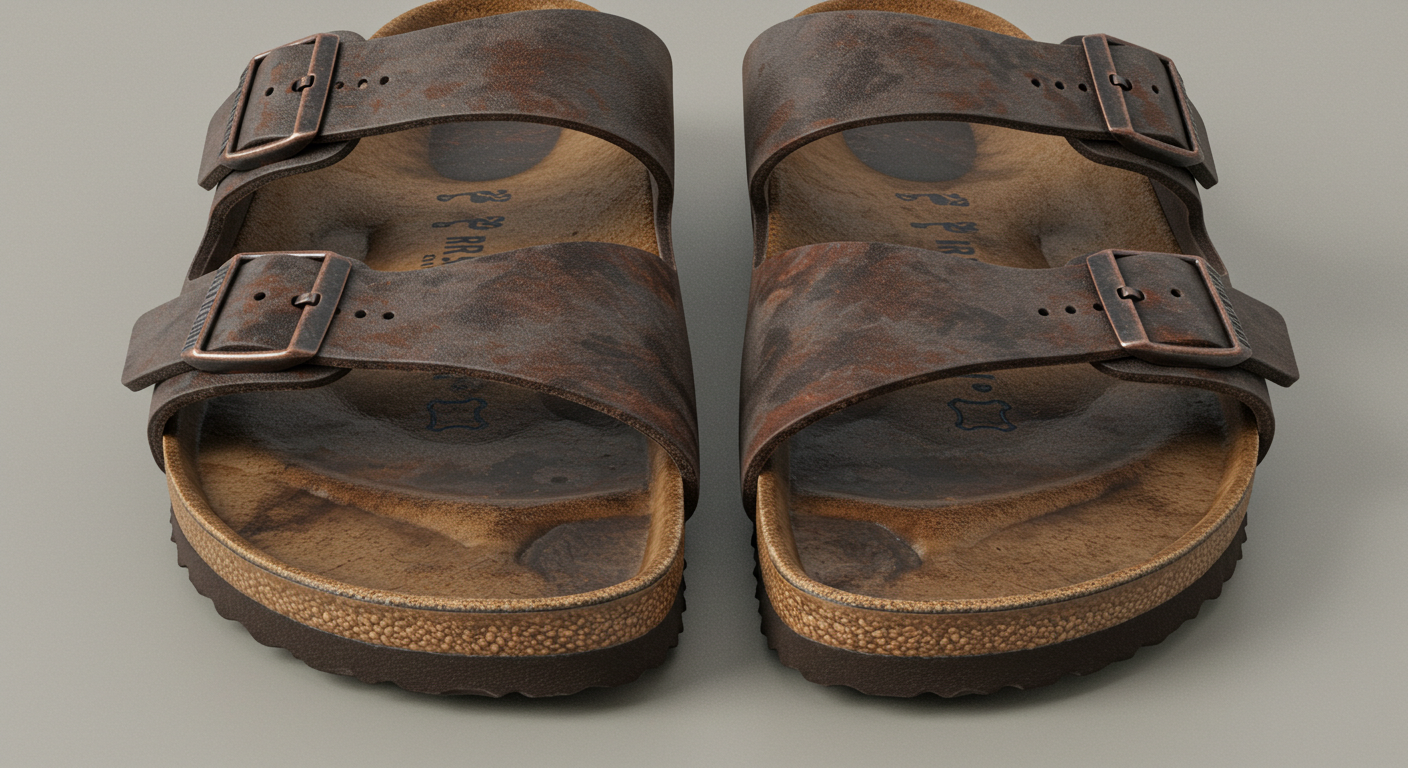 If you want to permanently remove stains from your sandals, here's the ...