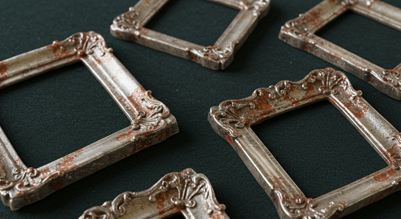 Tarnished silver frames: here's how to clean them to make them look ...
