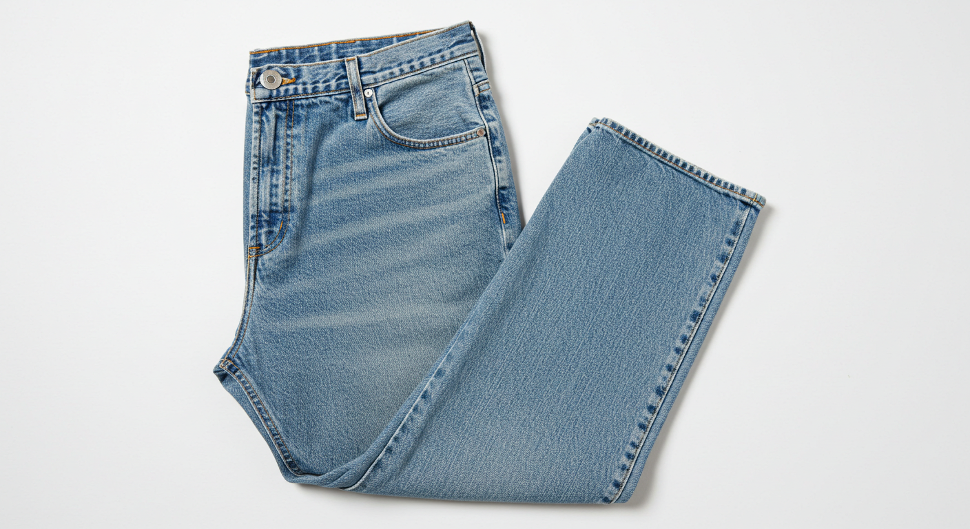 How to shorten denim pants in two minutes with just a pair of scissors ...