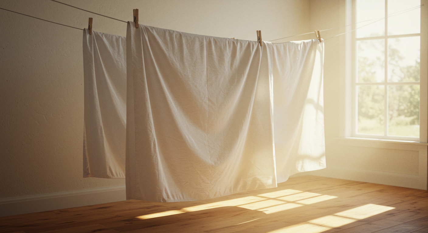 How to Dry Sheets Quickly When It's Raining Outside: Use This Method ...
