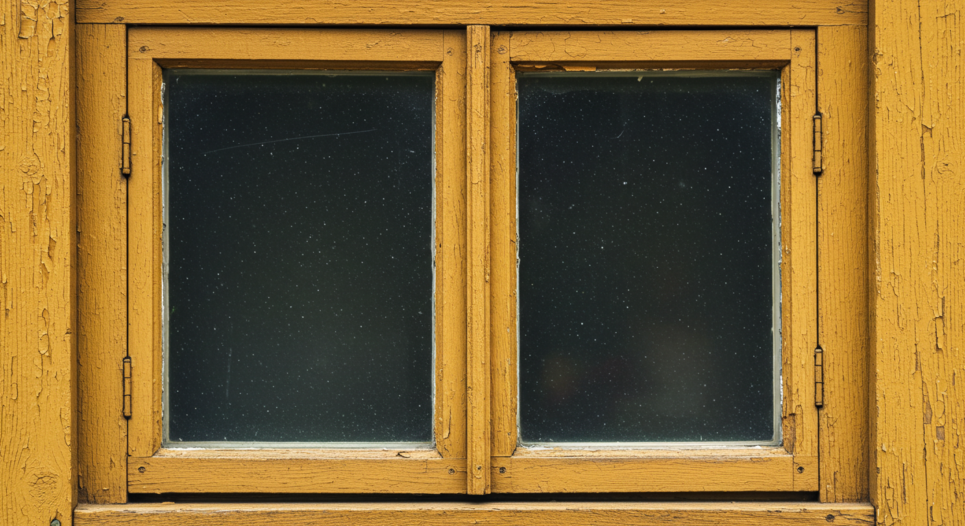 Yellowed window frames, you'll solve the problem with this homemade ...