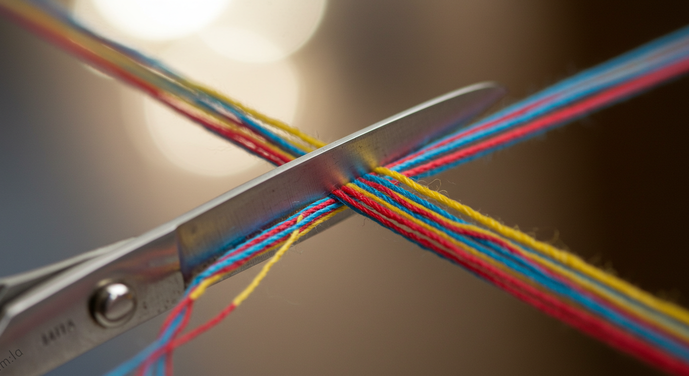 Cut the threads and you will see: from a simple thread you can obtain a ...