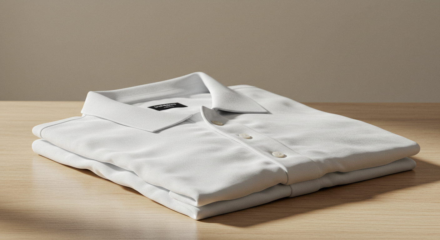 How to fold a polo shirt in just one minute with the famous purse ...