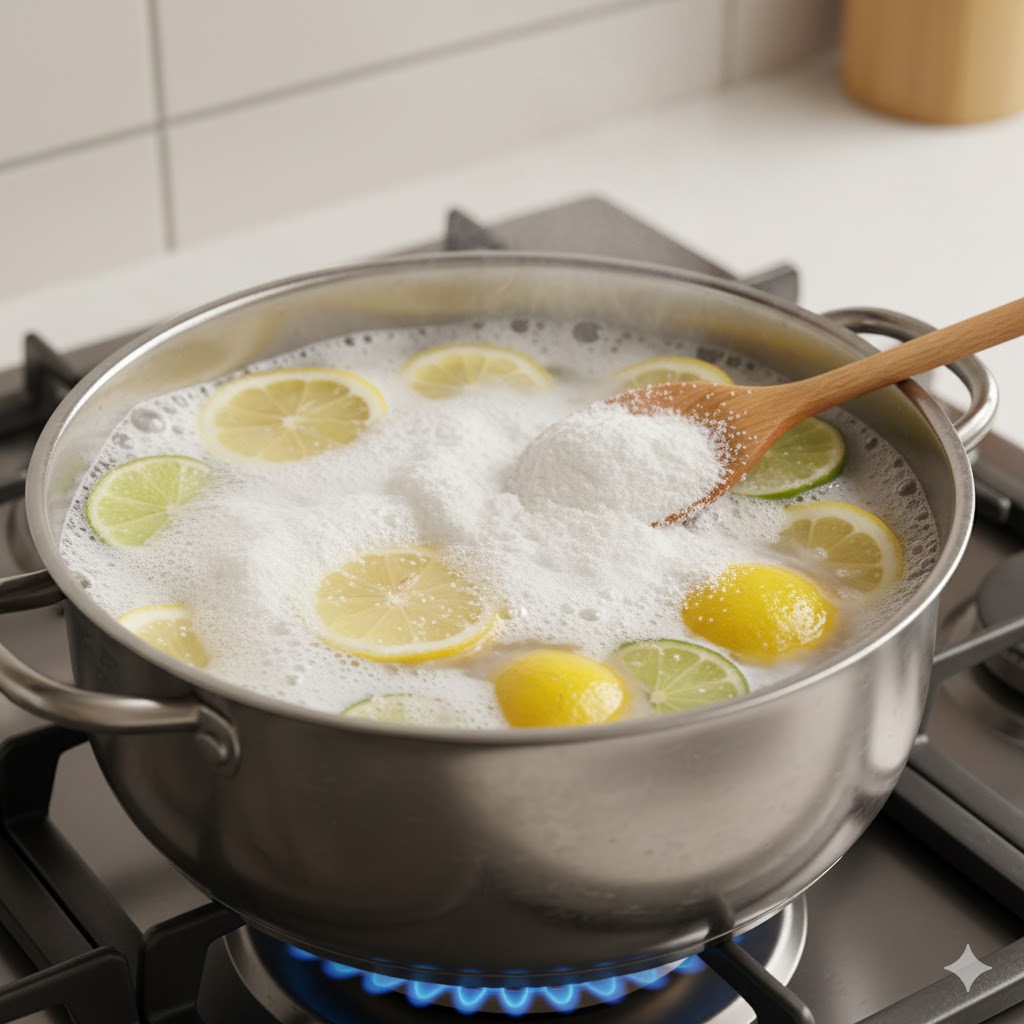 Boil baking soda and lemon, it's every housewife's secret trick: what ...