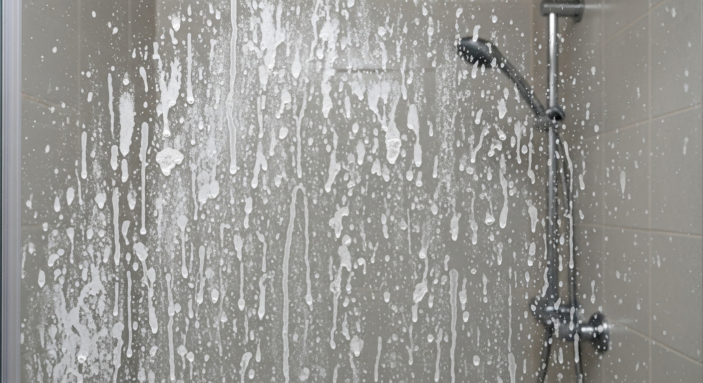 Limescale stains on shower glass: this ingredient makes everything ...