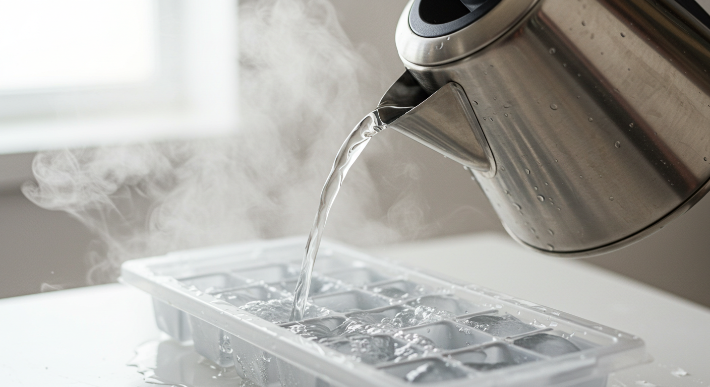 Pour boiling water into an ice cube tray: why many people do it - Home ...