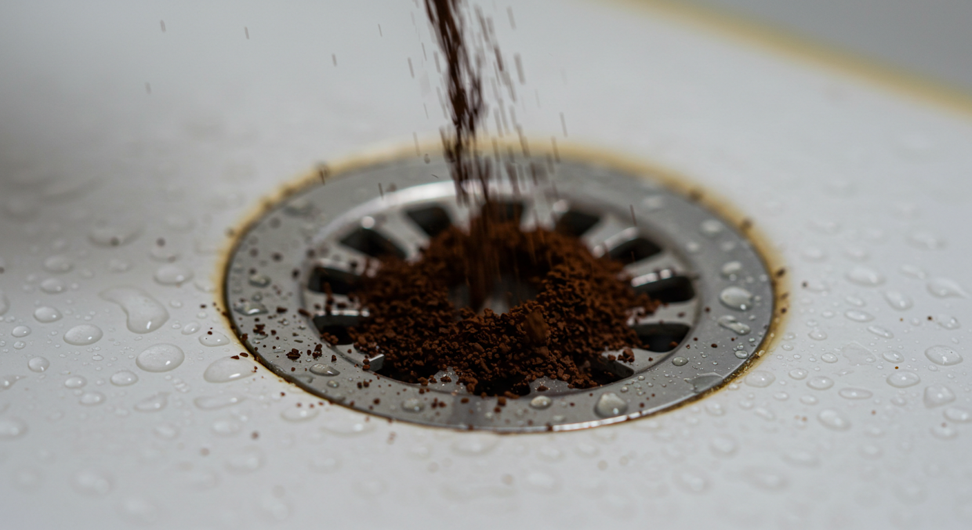 Why so many people throw coffee grounds down the shower drain: the ...