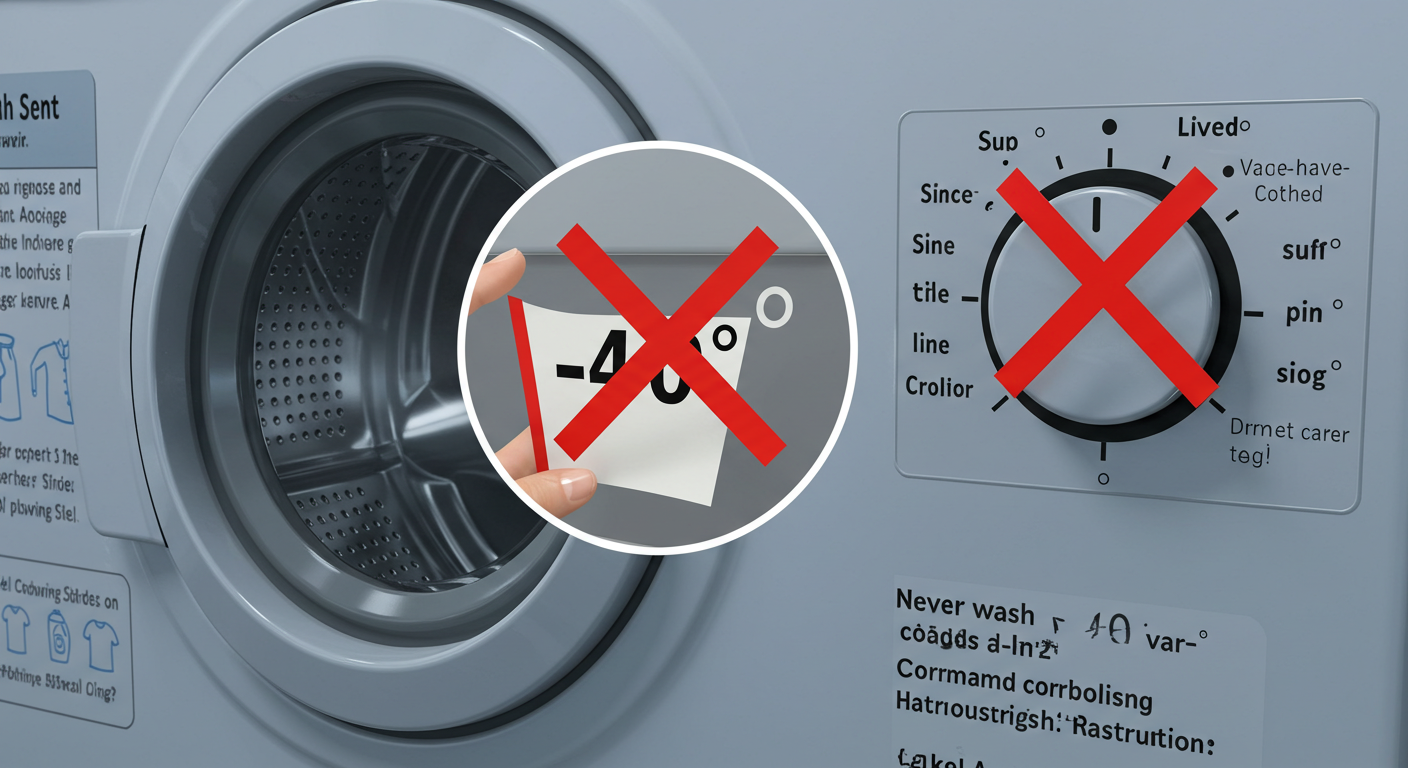 Never wash clothes at 40 degrees in the washing machine, what could ...
