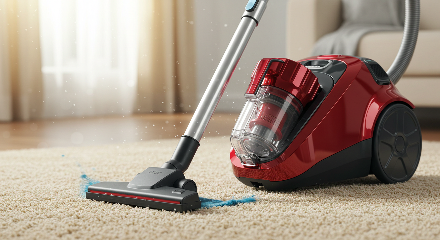 Vacuum cleaner, click this button to vacuum more dust: zero dirt in ...