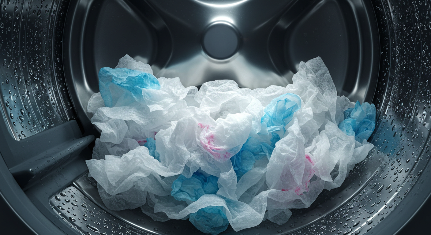 Wet wipes in the washing machine: the secret that makes life easier ...