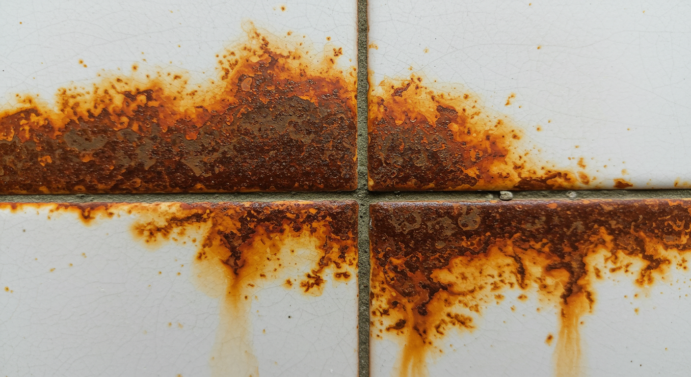 Rust stains on the balcony: how to remove them: one drop and you've ...