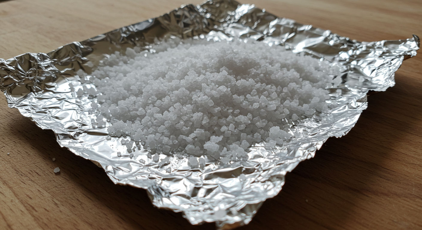 Aluminum and coarse salt: the combination that solves a lot of ...