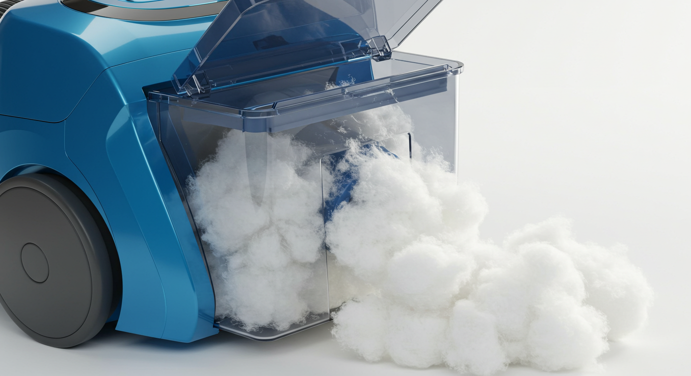 Ever tried putting cotton wool in your vacuum cleaner? It solves a very ...