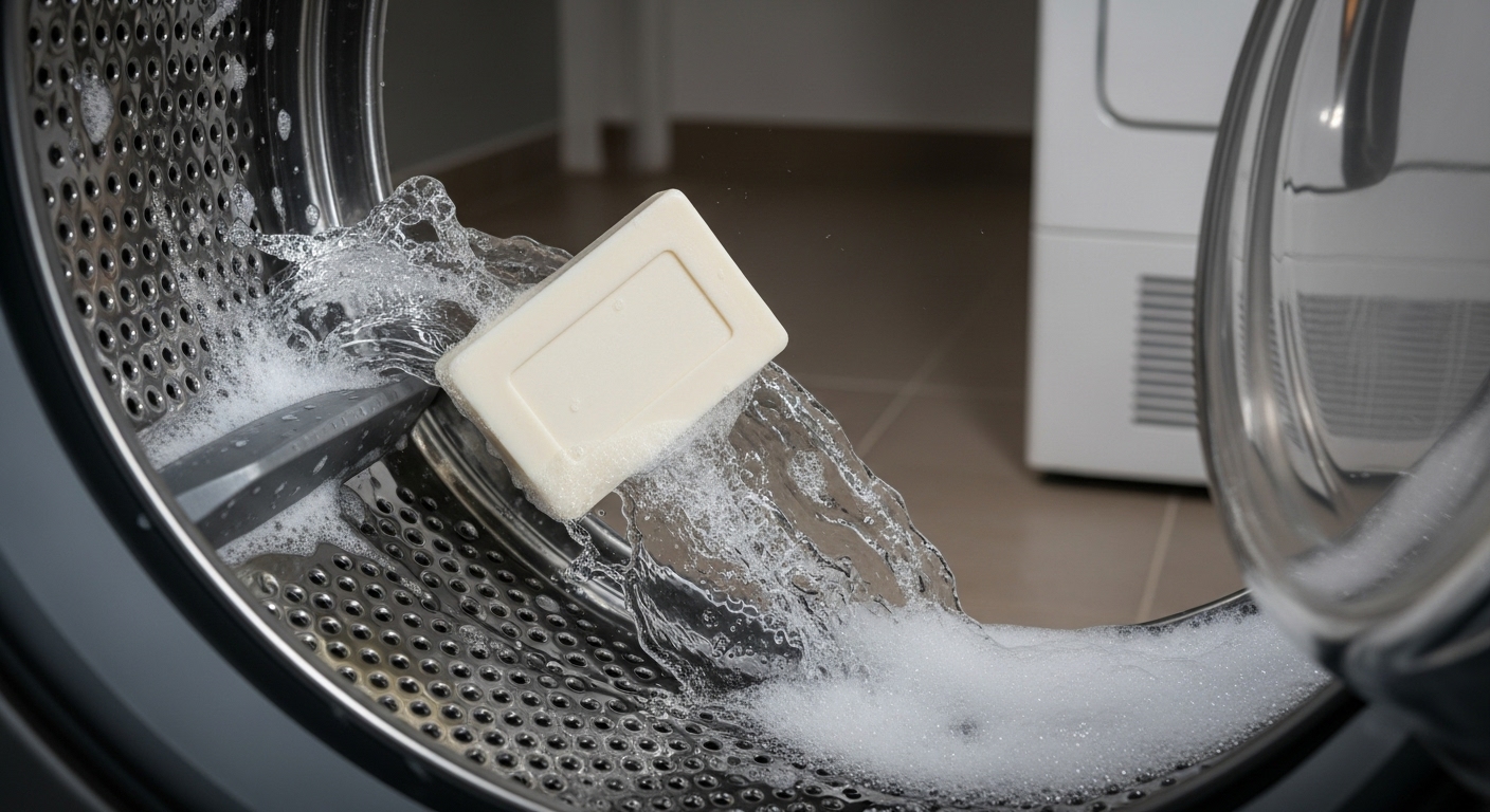 Marseille soap: put it in the washing machine and it will give you ...