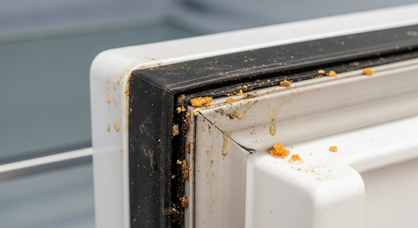 Refrigerator gaskets are black and dirty: how to clean them in two ...