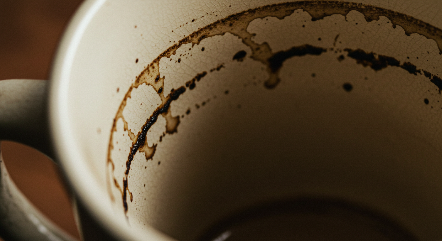 Goodbye coffee stains from cups: how to make them sparkling white again ...