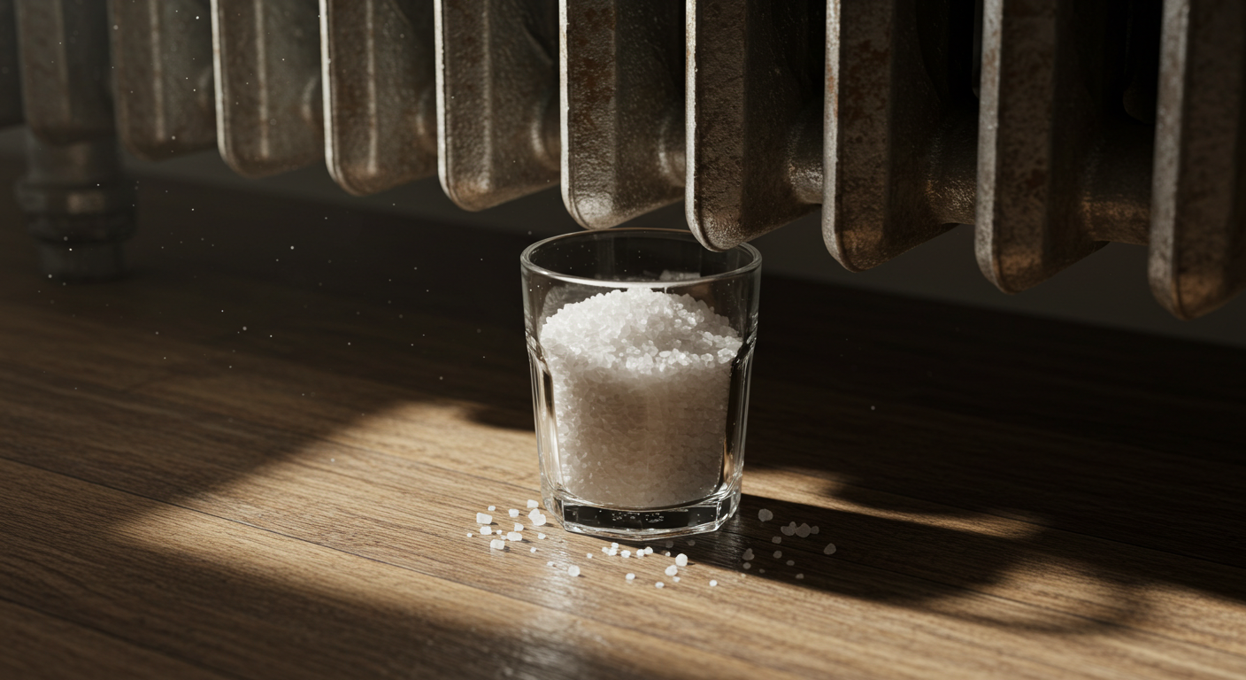 A glass of salt under the radiator, here's why almost everyone is doing ...