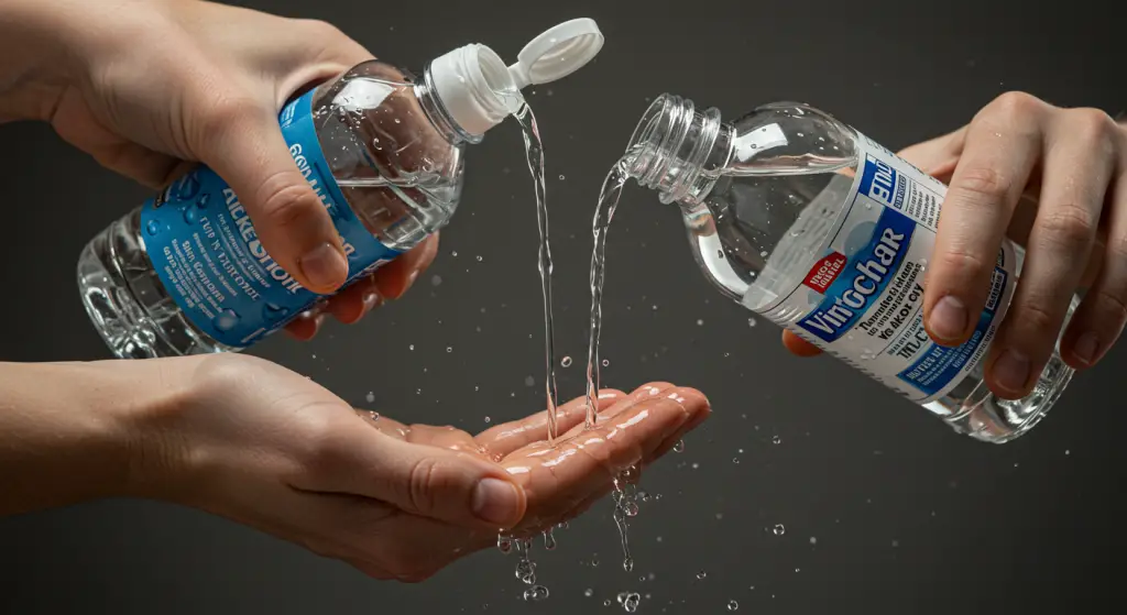 Mix alcohol and vinegar, you'll save a lot of money on house cleaning ...
