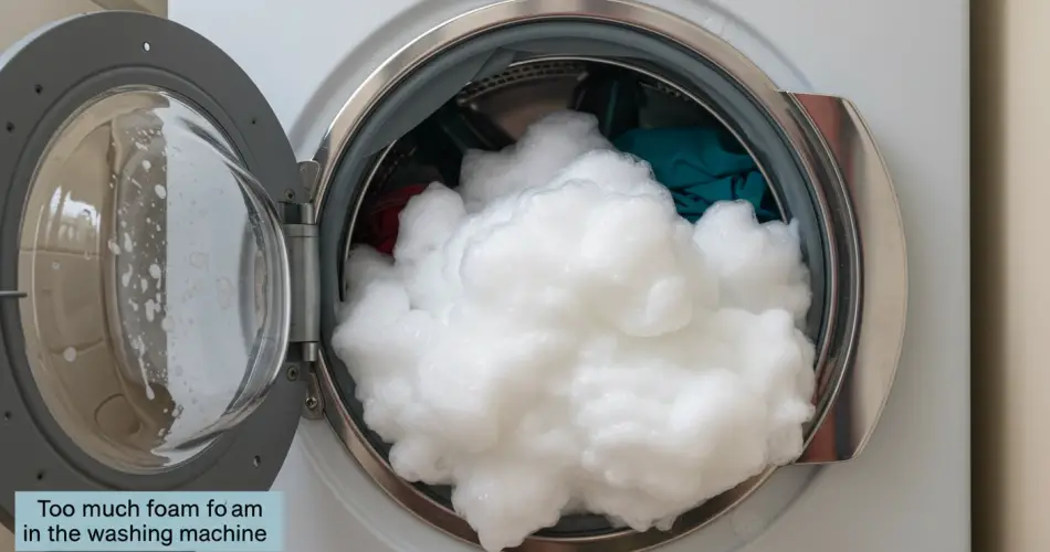 Too much foam in the washing machine: how to permanently fix the ...